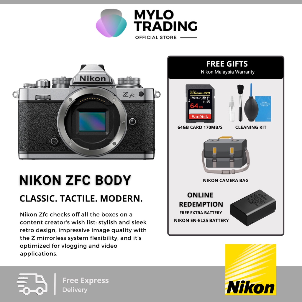 Nikon Z fc Price in Malaysia & Specs - RM3570 | TechNave
