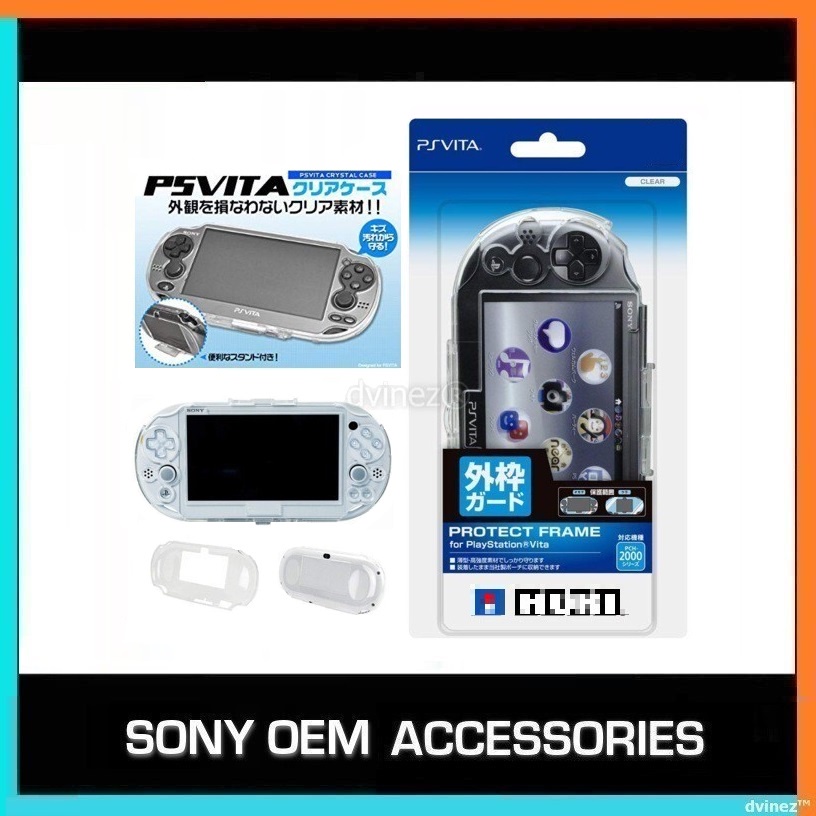 Sony Playstation Vita 1000 2000 Crystal Clear Design PSVita Fat Slim ...
