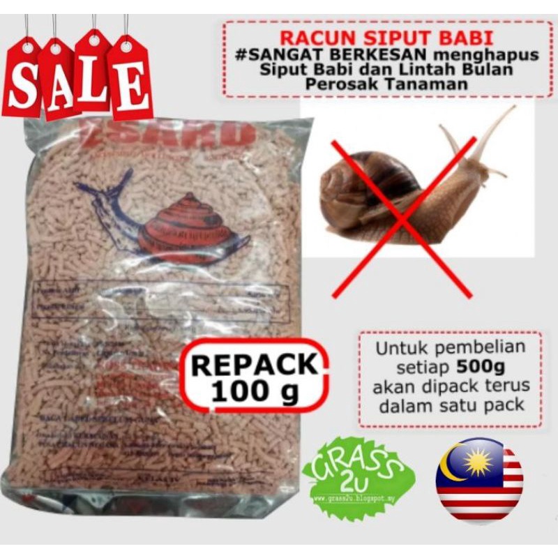 Pembunuh perosak tumbuhan siput, ESARO MOLLUSCICIDES/RACUN SIPUT/500g ...