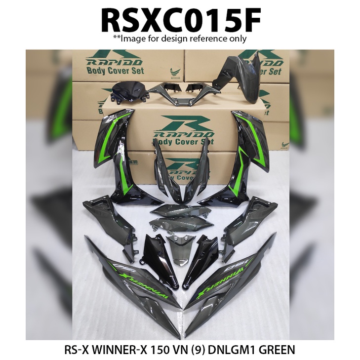 Coverset RS-X RSX Winner-X 150 Vietnam Design Bodyset Sticker Tanam ...