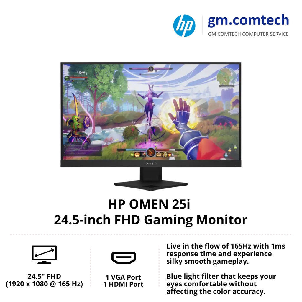HP Gaming Monitor Series HP OMEN 25i/OMEN 27i/U-Series U28 4K/HP X27 ...