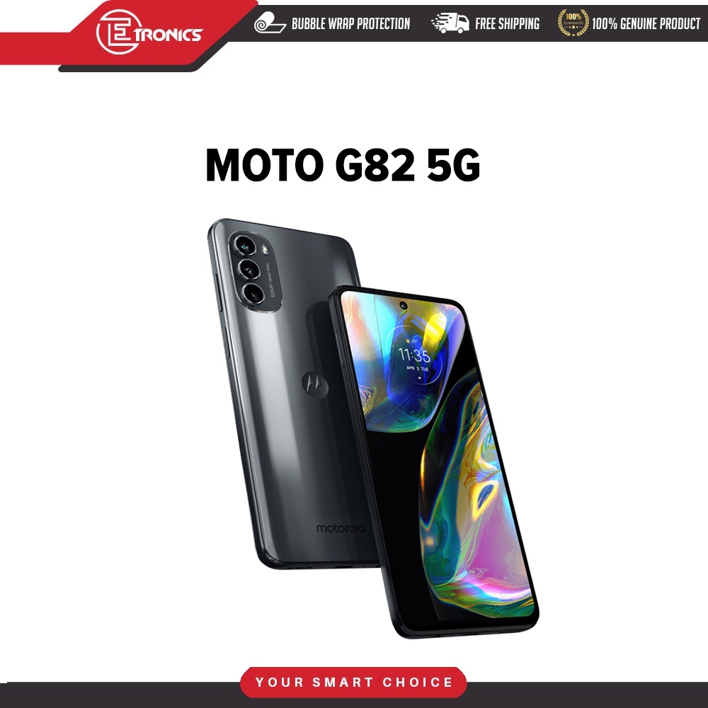 MOTO g82 5G (6GB RAM/128GB ROM) - Qualcomm SM6375 Snapdragon 695 5G (6 nm) - ORIGINAL Motorola ...