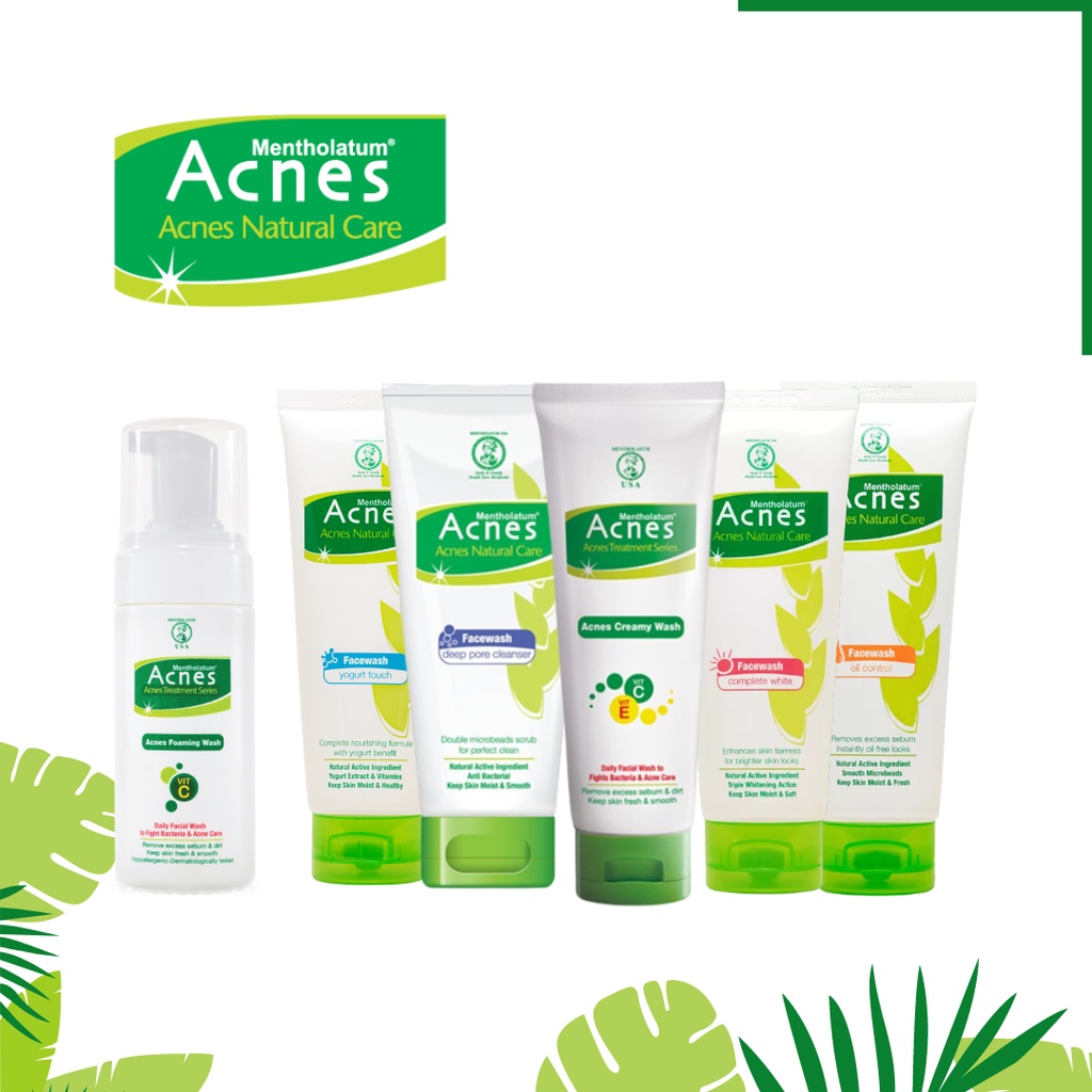 Mentholatum Acne Whitening Oil Control Deep Clean Cleanser Foaming Face ...