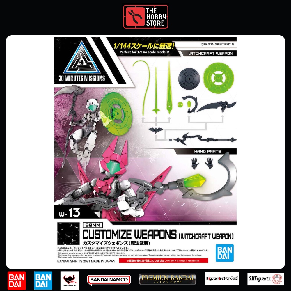 BANDAI 30MM CUSTOMIZE WEAPONS (WITCHCRAFT WEAPON) | Shopee Malaysia