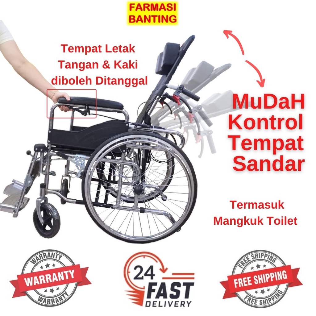 Wheelchair Reclining User Operated Hydrolic Reclining Wheelchair ...