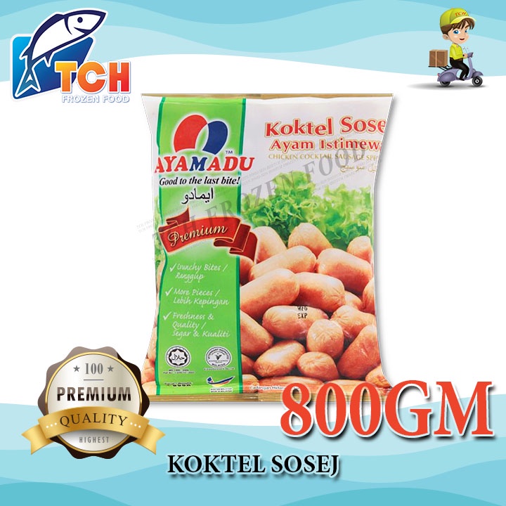 AYAMADU KOKTEL SOSEJ, COCKTAIL SAUSAGE, TCH FROZEN FOOD, FRESH FROZEN ...