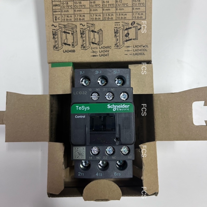 Schneider Magnetic Contactor LC1D32 3Pole 240vac | Shopee Malaysia