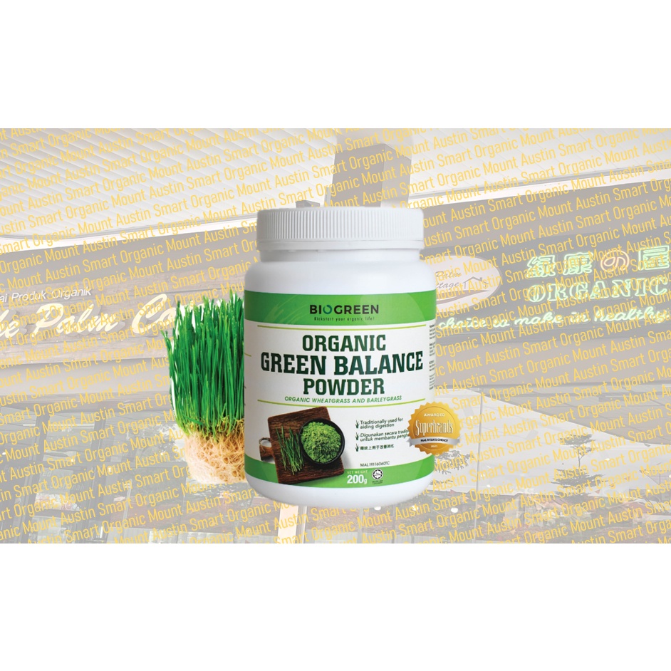 Biogreen Organic Green Balance Powder (HALAL) 200g | Shopee Malaysia