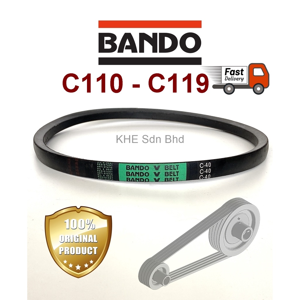 Bando Belt C110 C111 C112 C113 C114 C115 C116 C117 C118 C119 Motor V Belt C 110 111 112 113 114 ...