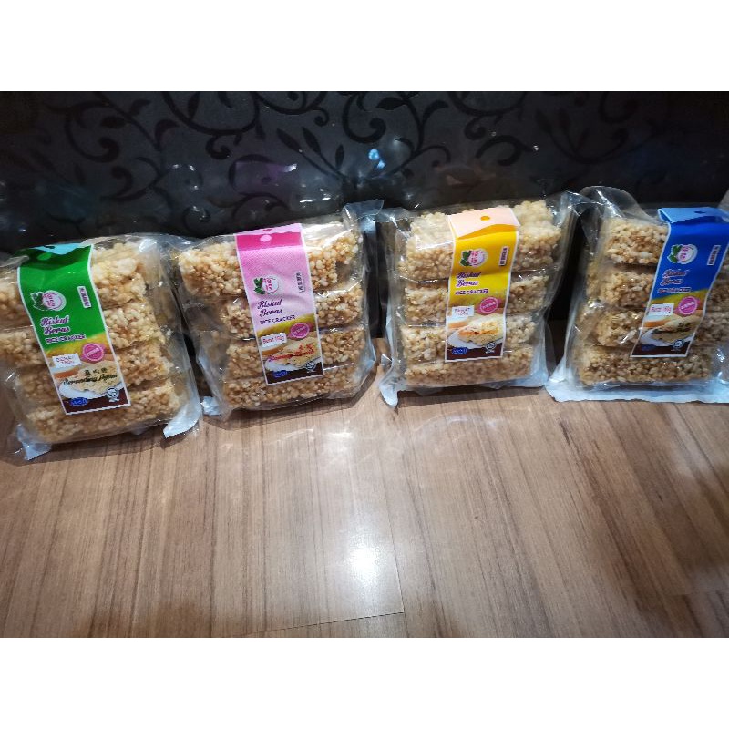 Biskut Beras Rice Cracker 160g 8pack halal Sarawak Tradisional Homemade ...