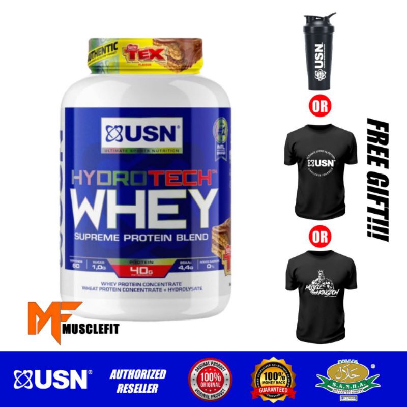 USN | Hydrotech Whey Protein Supreme Protein Blend 1.8 kg [ 40 servings ...