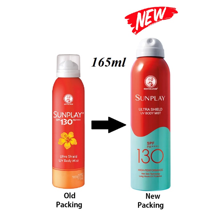 SUNPLAY Ultra Shield UV Body Mist spf130+ 165ml | Shopee Malaysia