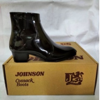 JOHNSON 9791 ORIGINAL BY JOHNSON SHOE/ LADIES BLACK COW LEATHER BOOTS ...