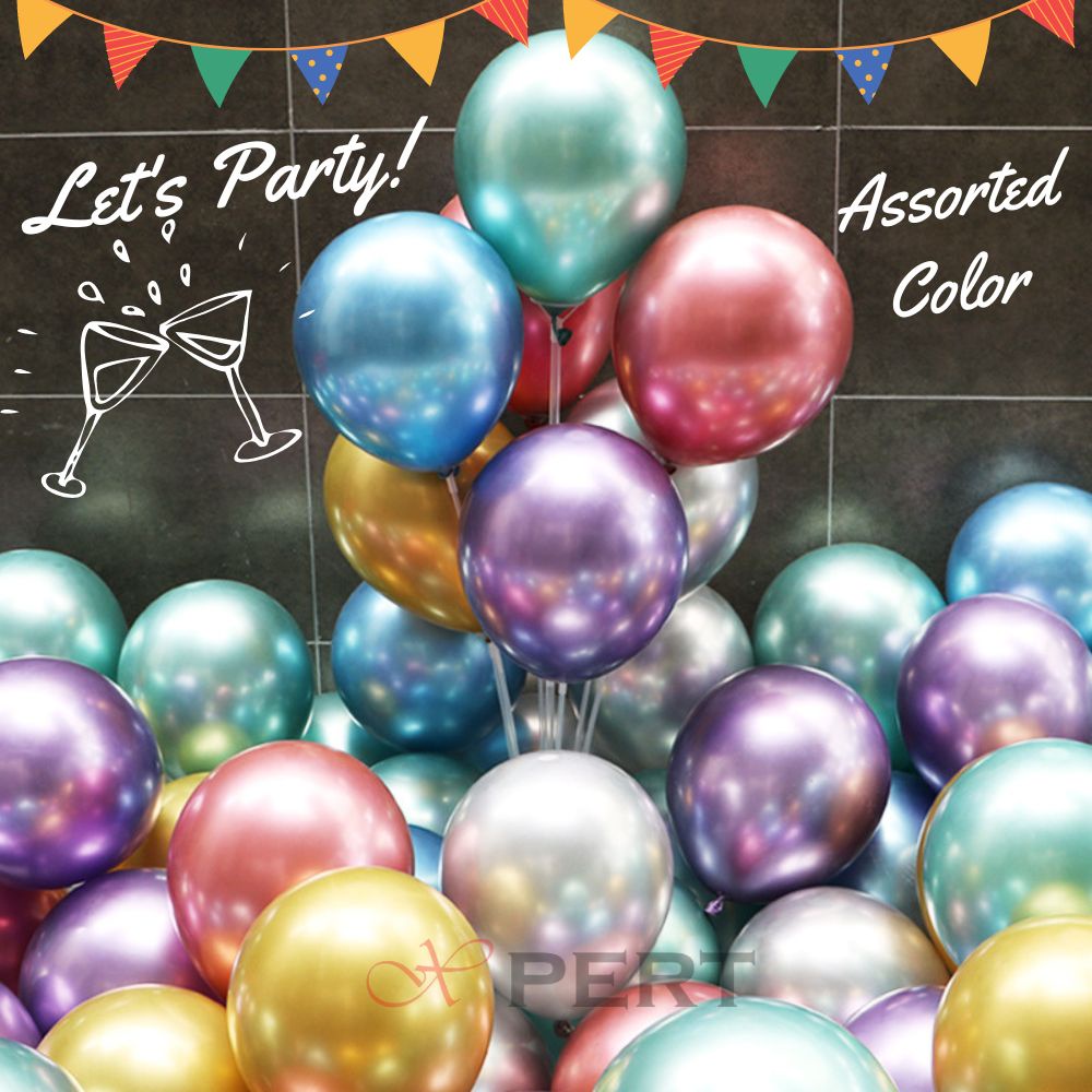 Party Balloon 10pcs Metallic Color Belon Decoration Event Anniversary ...
