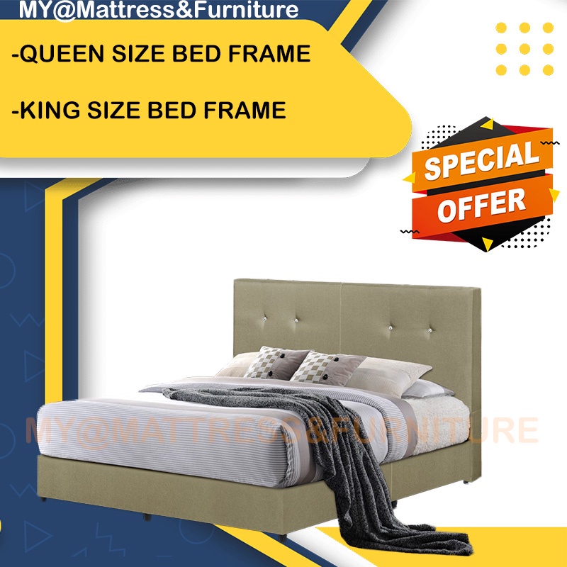 (KL&Selangor Only)5 Feet Queen Size Bed Frame/6 Feet King Size Bed ...