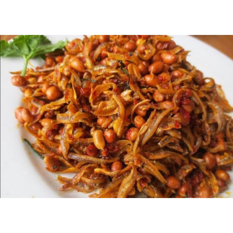Sambal Goreng Garing Bilis Kacang Tanah Tempe Sedap & Pedas Homemade ...
