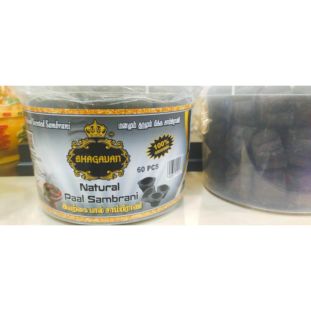 SAMBARANI BHAGAVAN NATURAL PAAL SAMBRANI.(60 PCS) | Shopee Malaysia