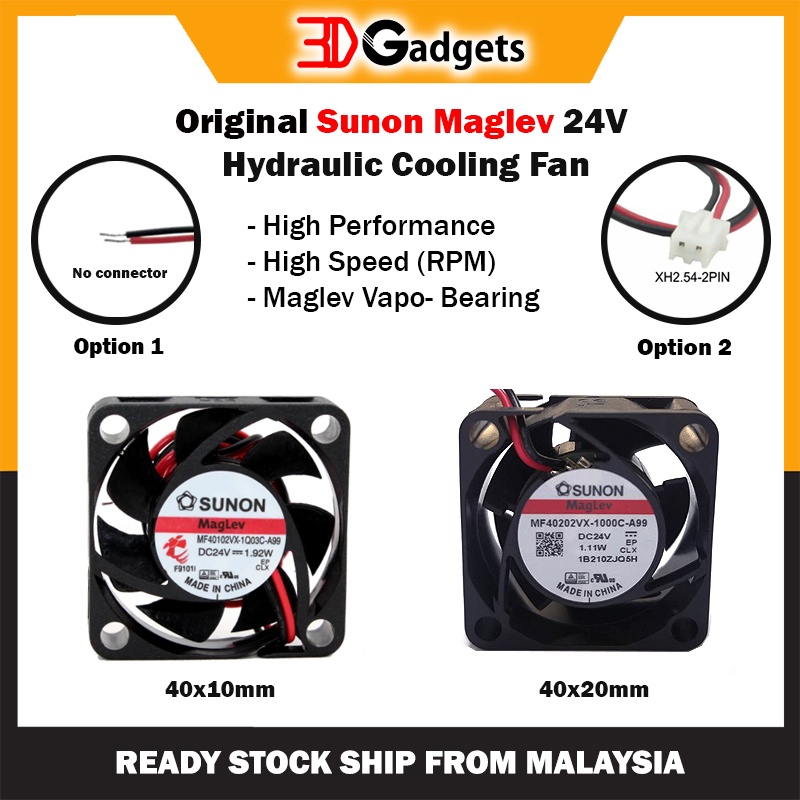Original Sunon Maglev 24V High Performance & High Speed (RPM) Hydraulic ...
