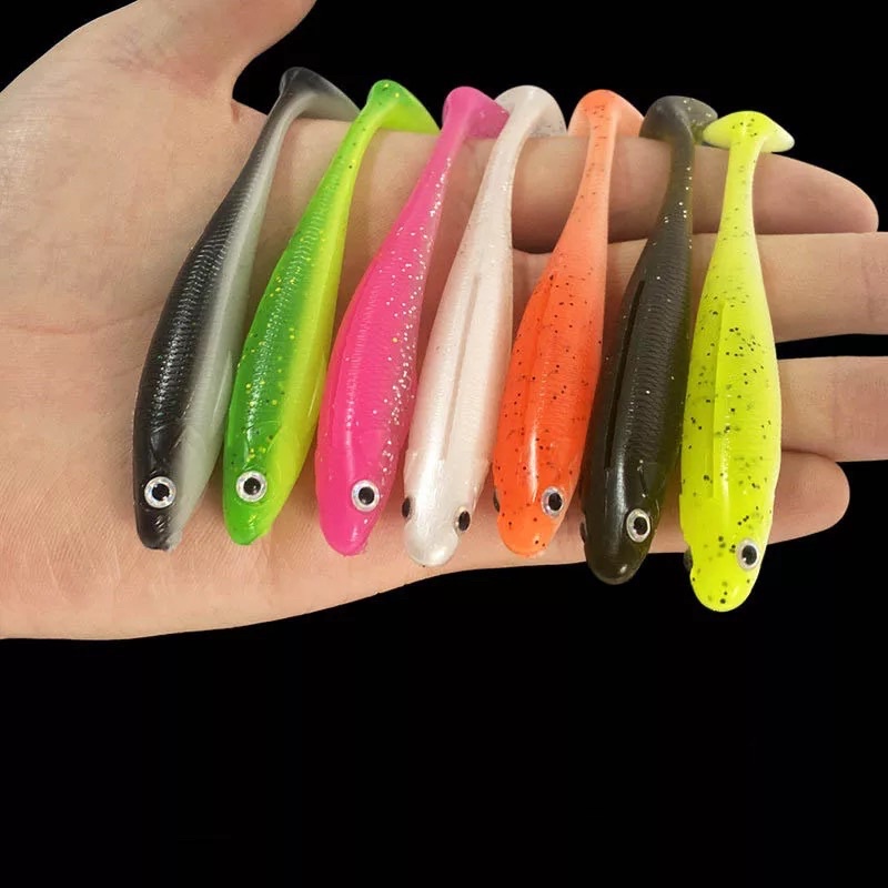 OPA-2022 New Soft Plastics Haruan/Siakap/PB Bait Smell Duck Fin Shad ...