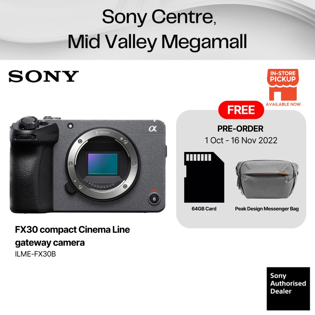 Sony FX30 Price in Malaysia & Specs - RM8519 | TechNave