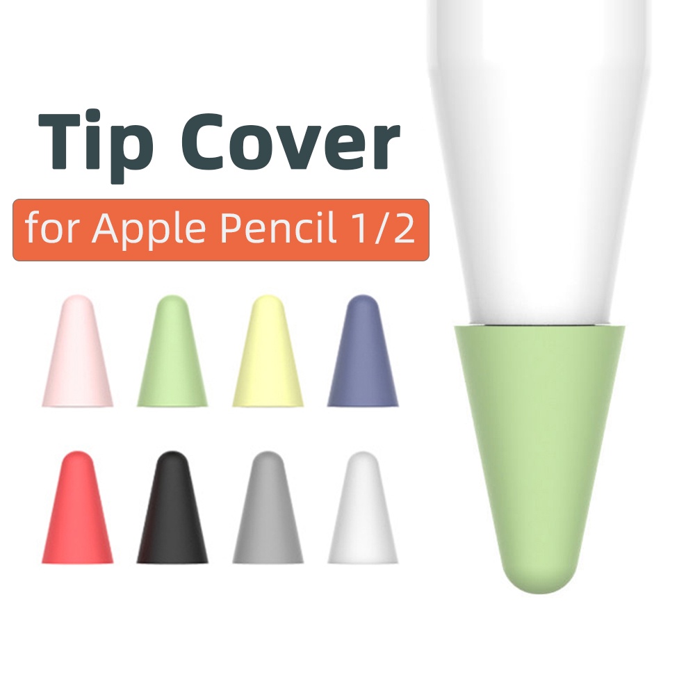 Pencil Tip Cover For Apple Pencil 2nd 1st Generation Mute Silicone Nib ...
