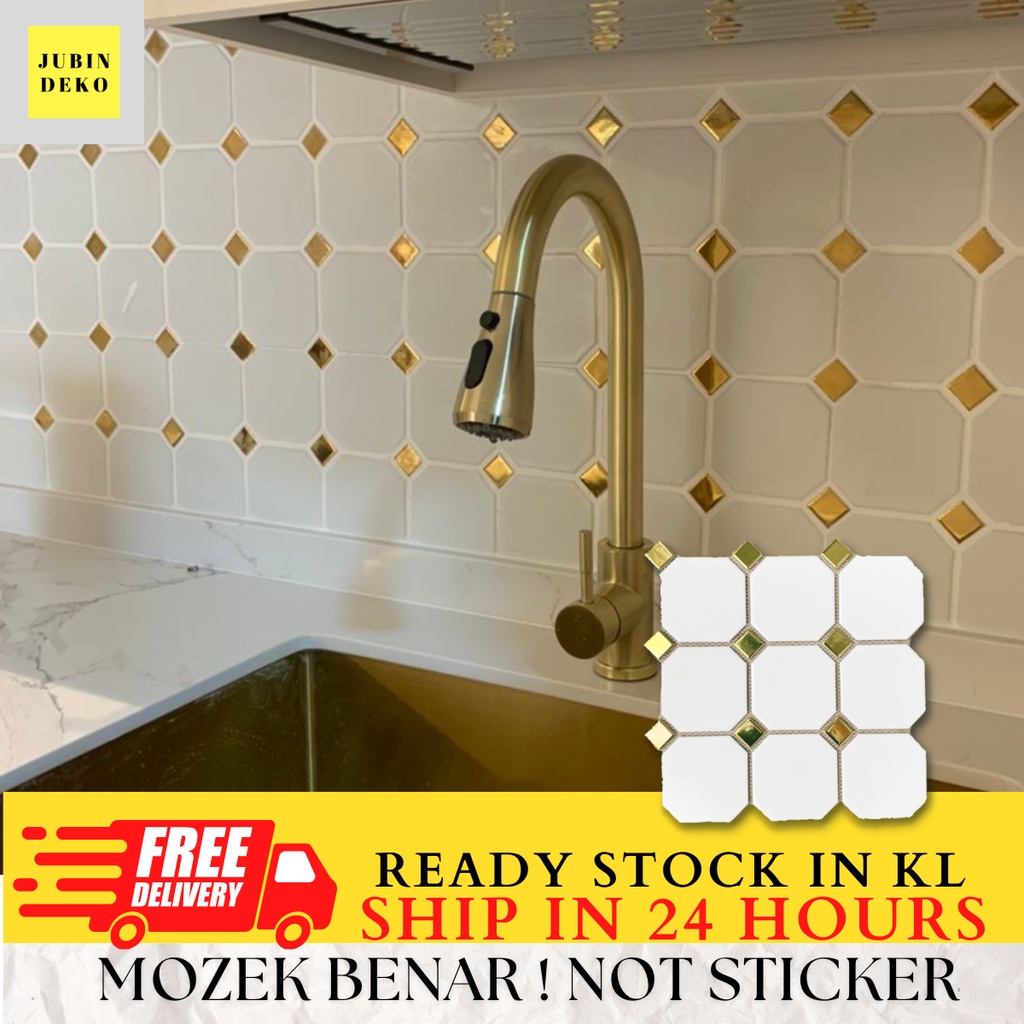 [NOT STICKER] MOSAIC TILES /BACKSPLASH TILES/MOZEK/JUBIN DINDING ...