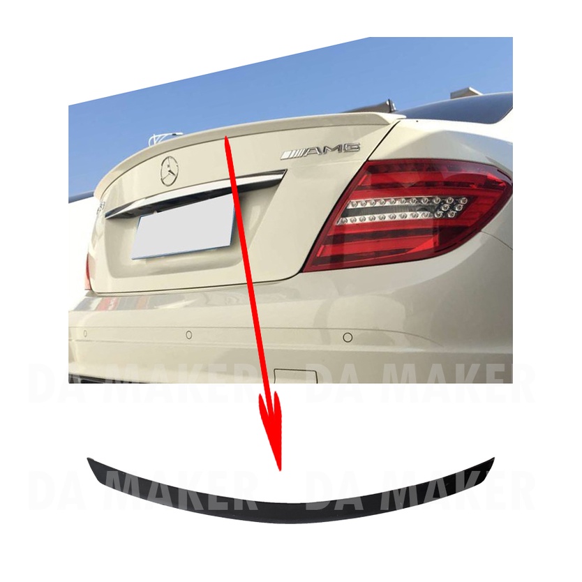 MERCEDES W204 OEM REAR SPOILER | Shopee Malaysia