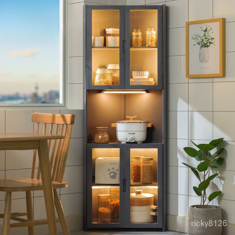 3/5layers Modern corner cabinet triangle shelf living room corner ...