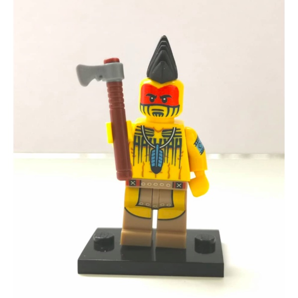 Lego Minifigures CMF Series 10 Tomahawk Warrior col10-5 | Shopee Malaysia
