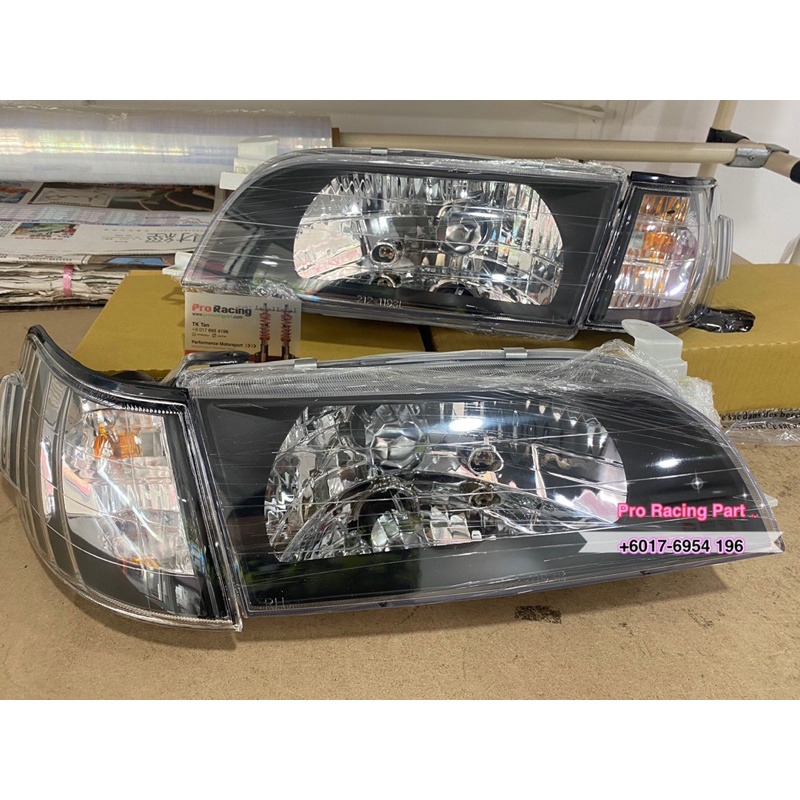 Original Depo Toyota Corolla SEG AE100 AE90 Smoke Crystal Head Lamp ...
