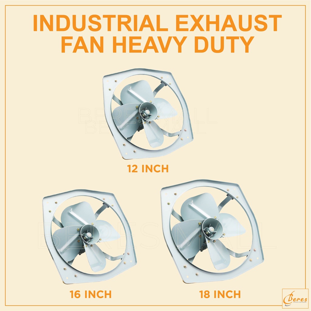 Industrial exhaust fan heavy duty Heavy duty exhaust fan Exzos fan ...