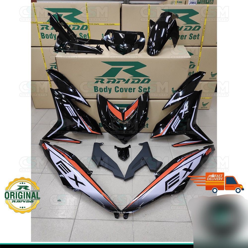 *[READY STOCK] Coverset Bodyset Yamaha EXCITER RC-150 (38) Y15 Y15ZR V1 V2 Orange Yellow Blue ...