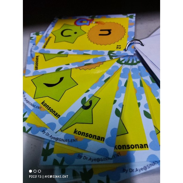 FLASHCARD BBM PRINTED LAMINATED PADANAN HURUF JAWI DAN RUMI | Shopee ...