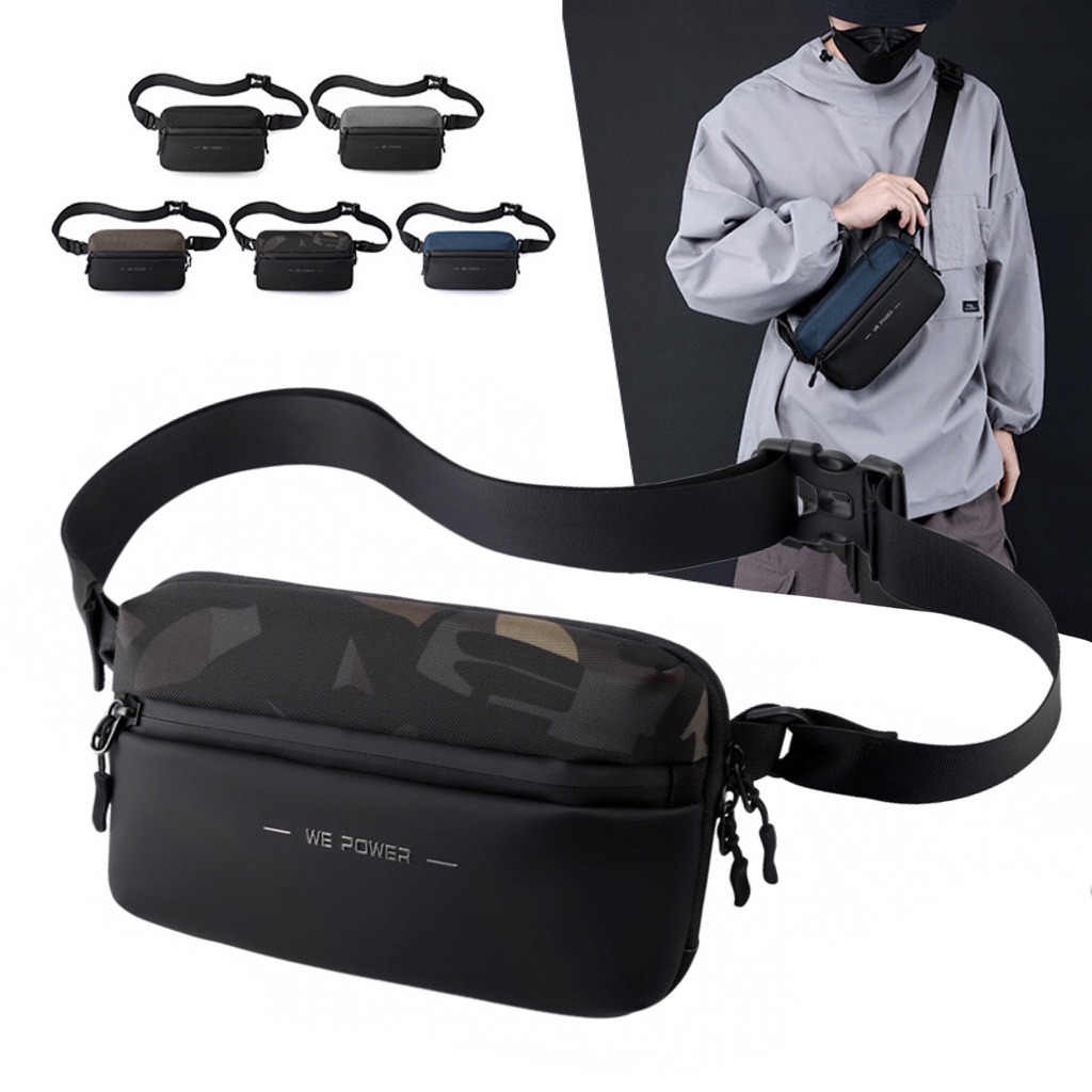 Ready Stock!! WE POWER Fashion Men Waist Bag Pouch Bag Chest Bag ...