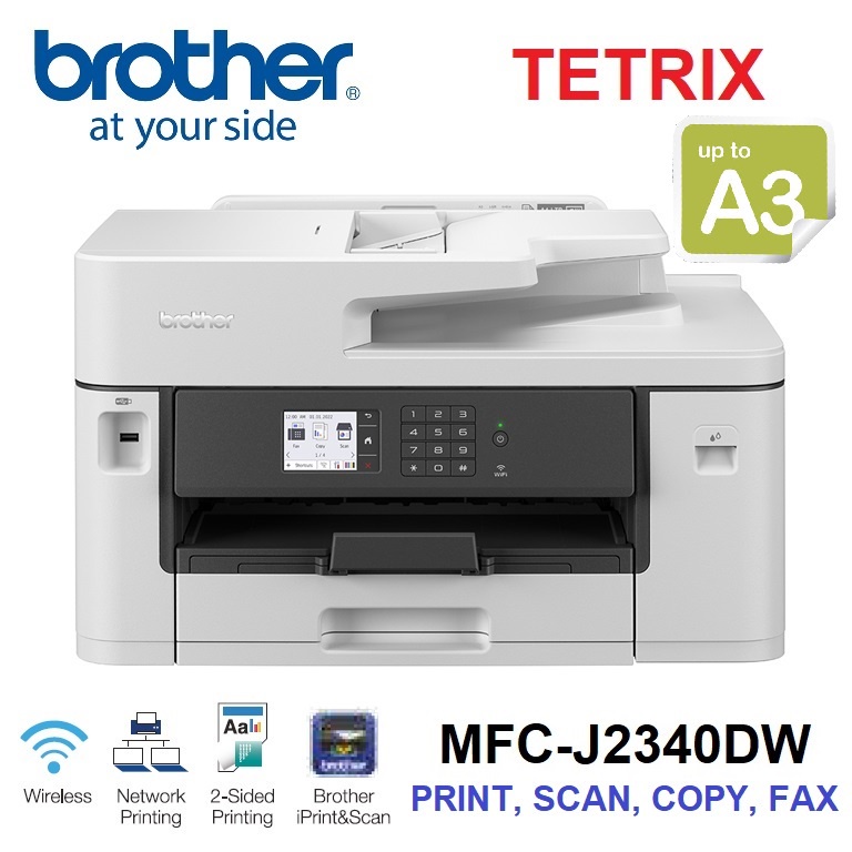 Brother MFC-J2340DW / MFC-J2740DW All In One With A3 Duplex Wifi ...