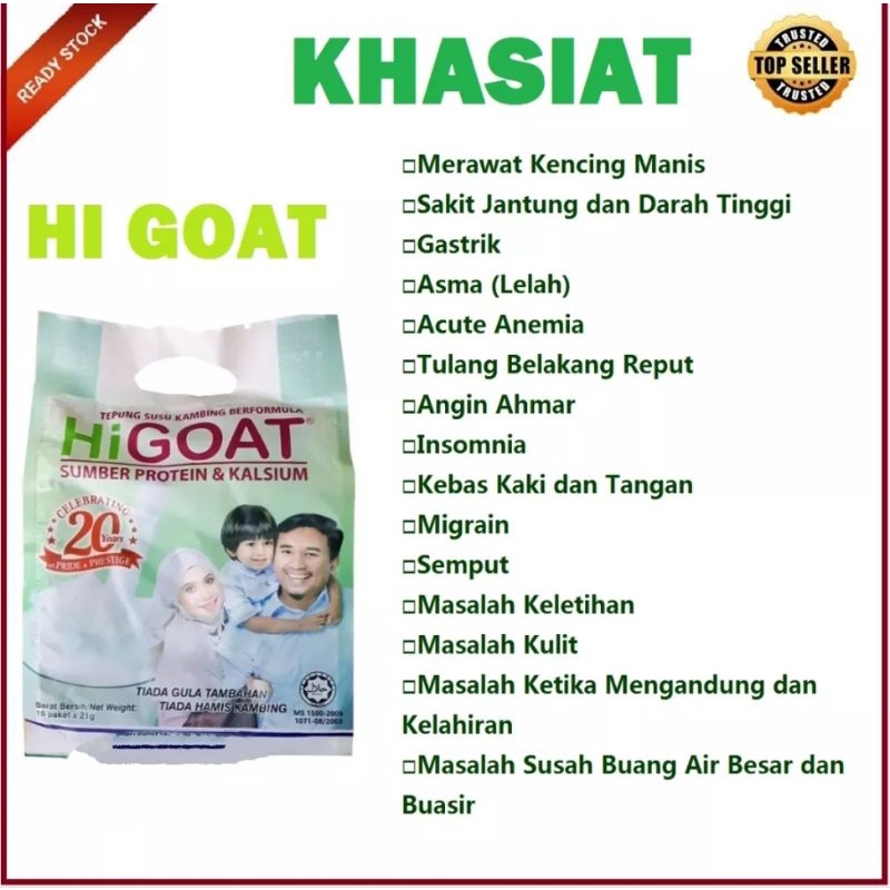 Hi goat Original Susu Kambing 15x21g | Shopee Malaysia