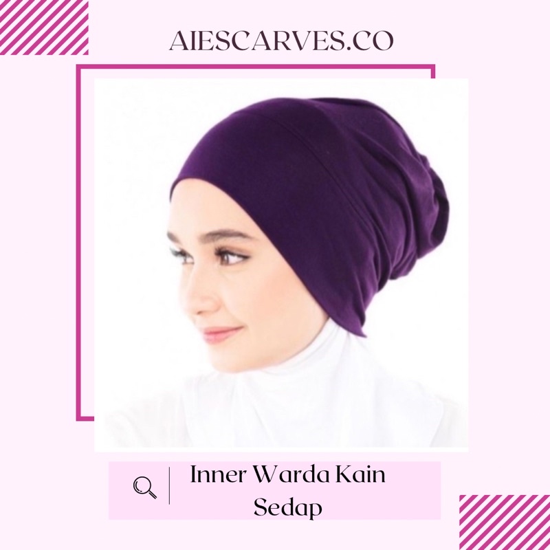 Inner Wardah Cotton Kain Sedap Sejuk Selesa | Anak Tudung | Inner Warda ...