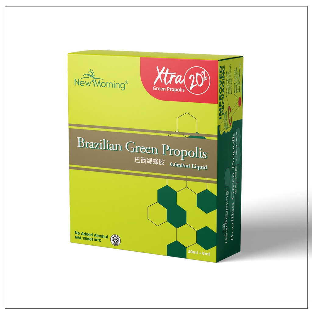 New Morning Brazilian Green Propolis 30ml FOC 6ml | Shopee Malaysia