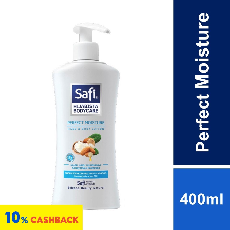 SAFI HIJABISTA BODYCARE - PERFECT MOISTURE HAND & BODY LOTION 400ML ...