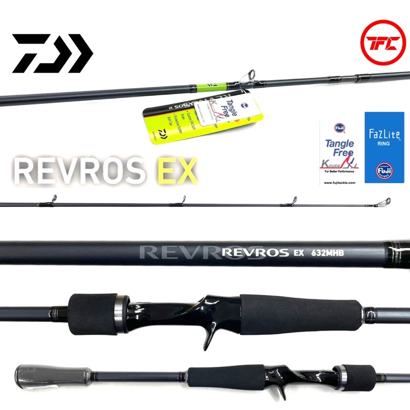 2022 DAIWA Revros EX Baitcast & Spinning Fishing Rod BC | Shopee Malaysia