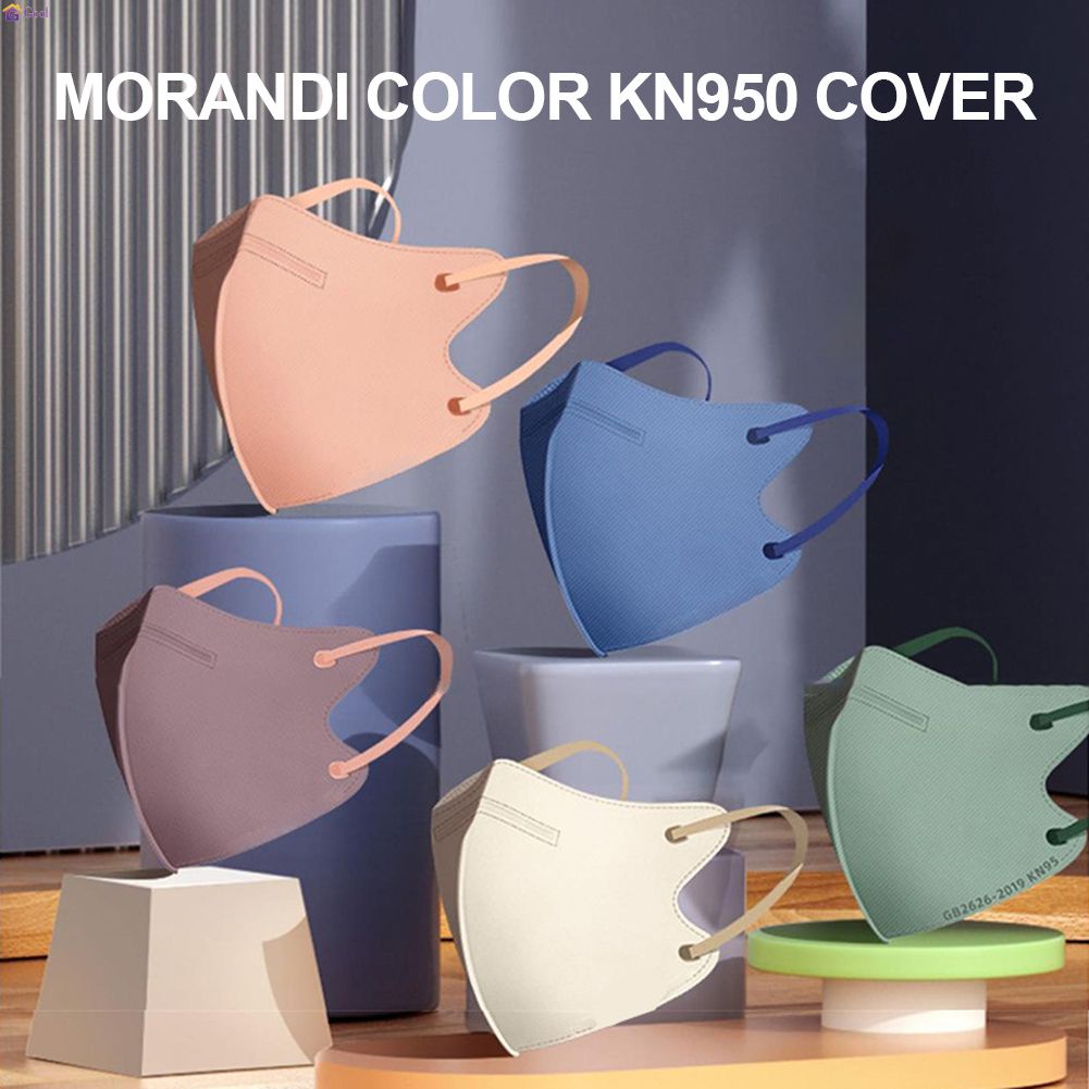 Morandi Color Adult Mask Korean Mask Kn95 3d Three-dimensional 4 Layer ...