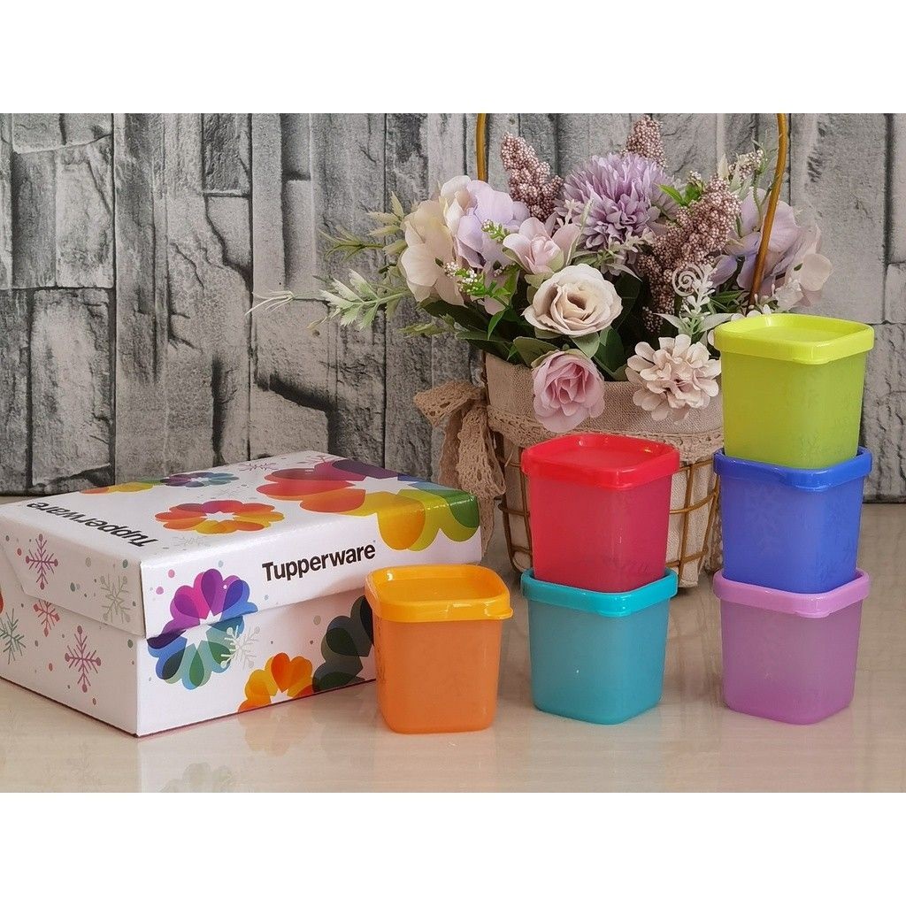 Tupperware Rainbow Cubes 80ml Gift Set with Gift Box OR Loose without ...