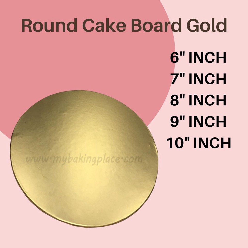 Cake Board Round Cake Board Papan Kek Cake Decoration Tempat Letak Kek ...