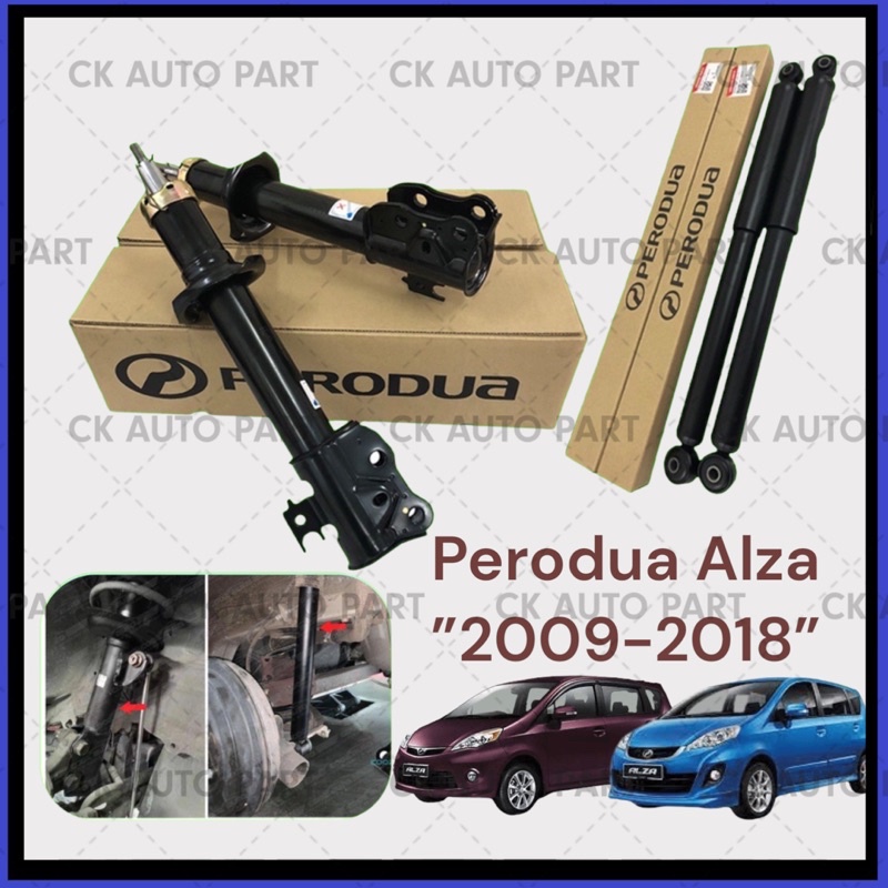PERODUA ALZA ABSORBER ORIGINAL FRONT DEPAN REAR BELAKANG 100% NEW BARU ...