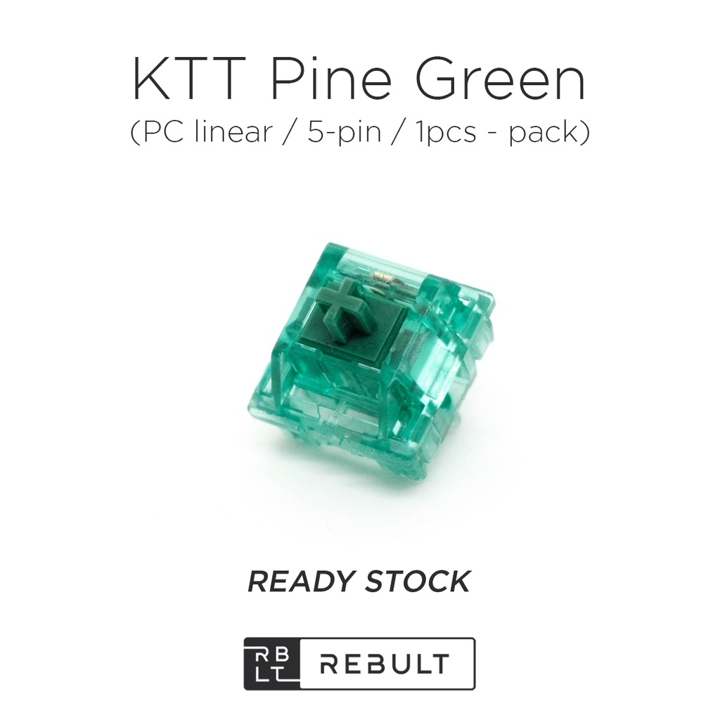 KTT Pine Green Linear Mechanical Switch for Mechanical Keyboards ...