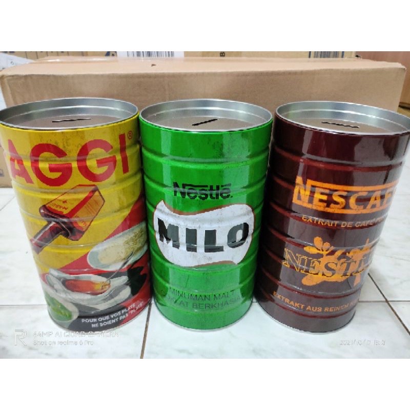 [Limited edition] Nestle Tin Tabung Vintage Collection (milo,nescafe ...