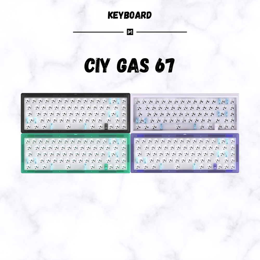 CIY GAS67 | Hotswappable Mechanical Keyboard | PCMOD x KEYMOD | Shopee ...