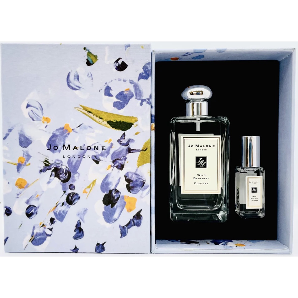 Jo Malone Wild Bluebell Limited Edition 100ml + 9ml Cologne Duo Perfume ...