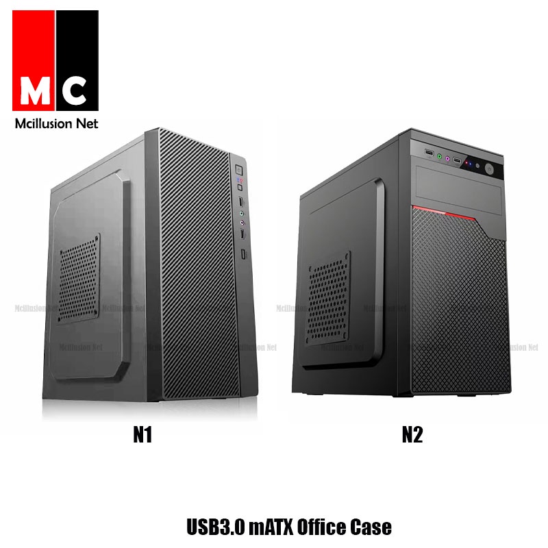 USB3.0 Office mATX/ITX PC Mini Case Computer Desktop Casing Office ...