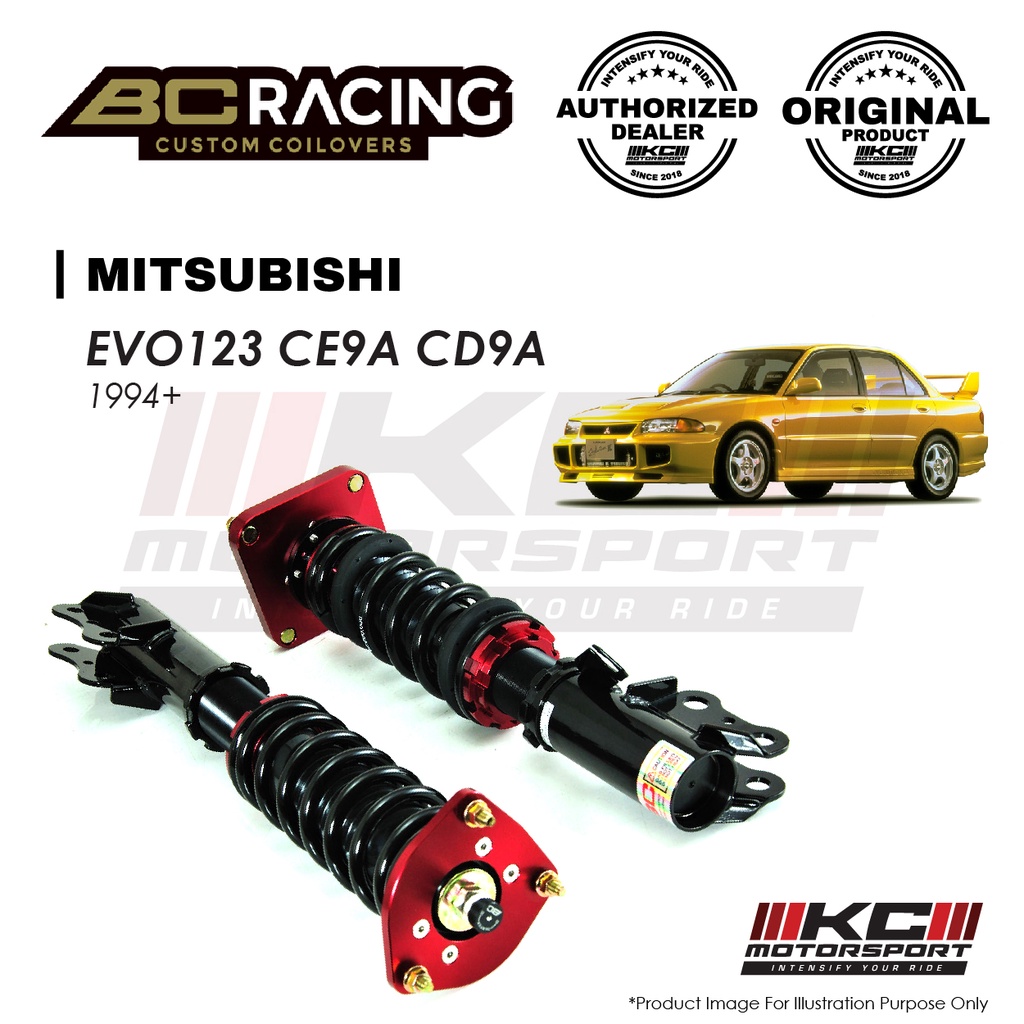 Mitsubishi EVO123 CE9A CD9A 1994+ - BC Racing V1 Fully Adjustable ...